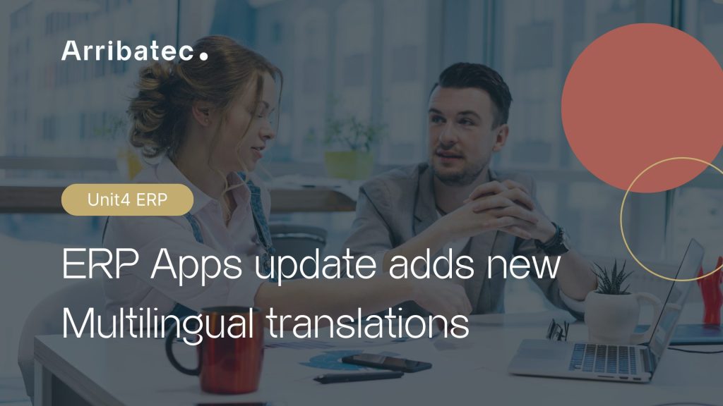 ERP Apps language update | Arribatec Group
