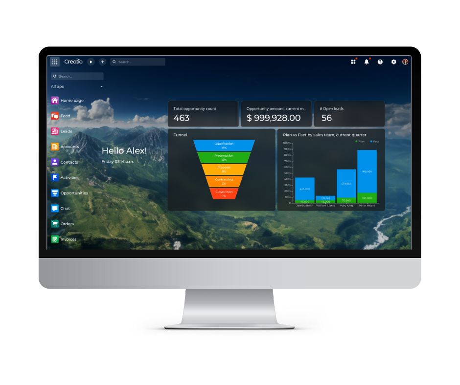 Creatio - CRM plateforme no-code